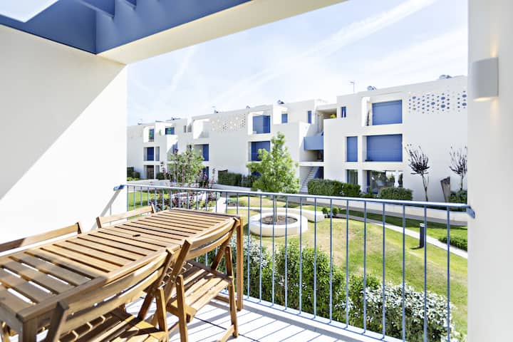 Moderne Avec Vue Sur Le Jardin - Tavira