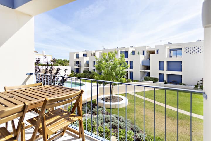 Un Refuge, Vue Jardin/piscine - Tavira
