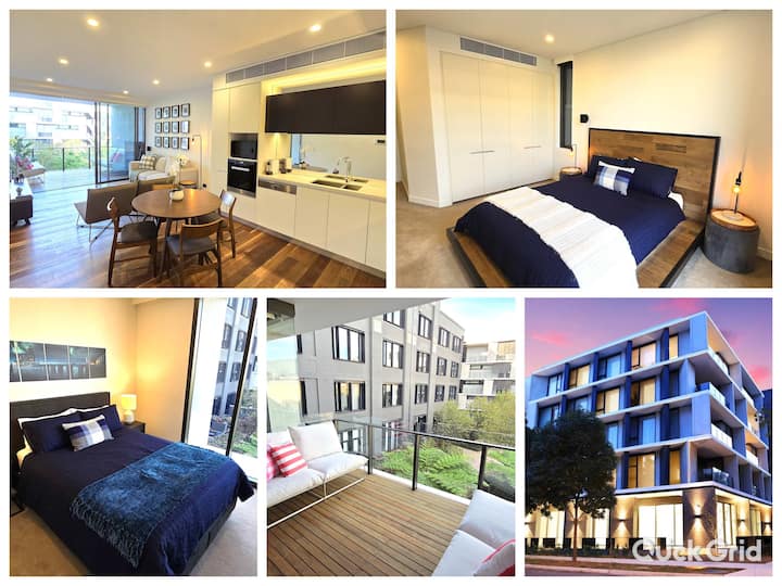 Swanky 2 Bed Apt With Parking - Easy City Access - Rosebery