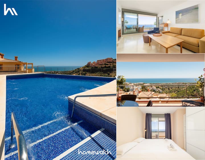 Large Glazed Terrace; With Panoramic Sea Views - Sitio de Calahonda
