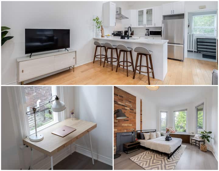 Cozy Retreat W/2br, Smart Tv, Ac, And Laundry - Toronto