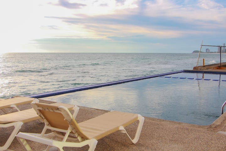 Departamento Vista Al Mar, Marina Del Sol-cerritos - Mazatlán