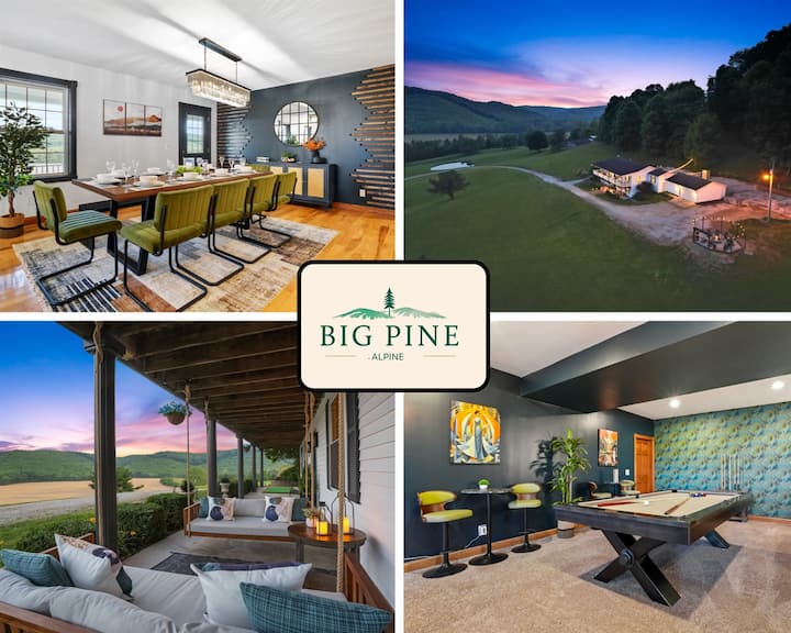 Big Pine Alpine | Pickleball, Epicviews, Hottub, G - Laurelville, OH