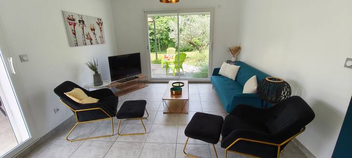 Villa Lyne - Jardin Calme, Climatisation - Sauve