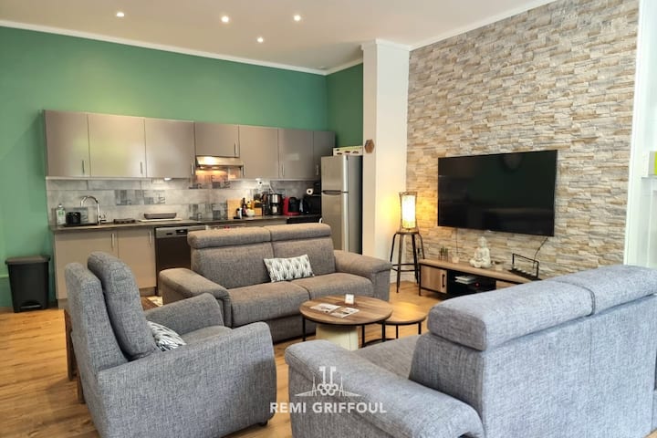 The Wall - Bel Appartement - Terrasse Et Parkings - Plage Honfleur