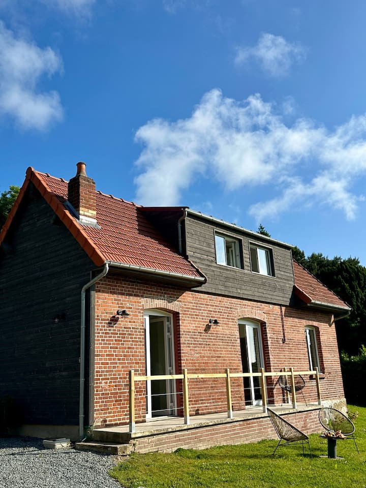 Carnets De Voyages Maison Pourville Sur Mer Plage - Varengeville-sur-Mer