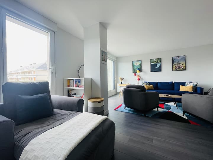 Casa Mafate : Premium Avec Balcon & Parking Privé - Angers