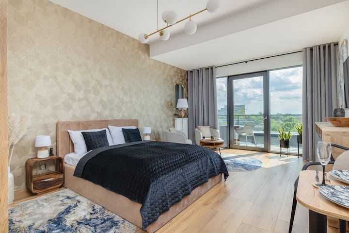 Hanza Tower 639 | Exquisite Studio | Pool | Sauna - Szczecin