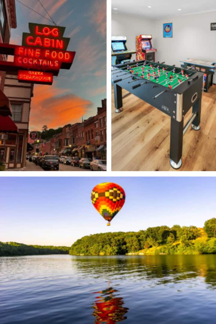Townhome - Indoor Pool, Arcade, Hiking, Skiing - Galena, IL