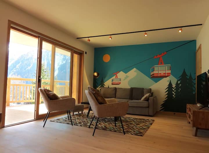 Paradiski New, Calm And Sunny Plan Peisey - Arc 1800