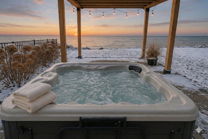 Northshore Beach Estate Salt Water Pool & Hot Tub - Kingsville