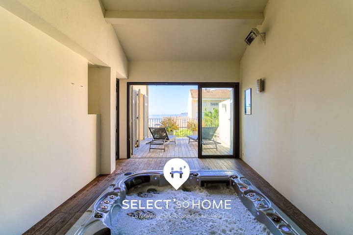 Villa Design & Jacuzzi Vue Port By Selectsohome - Bormes-les-Mimosas