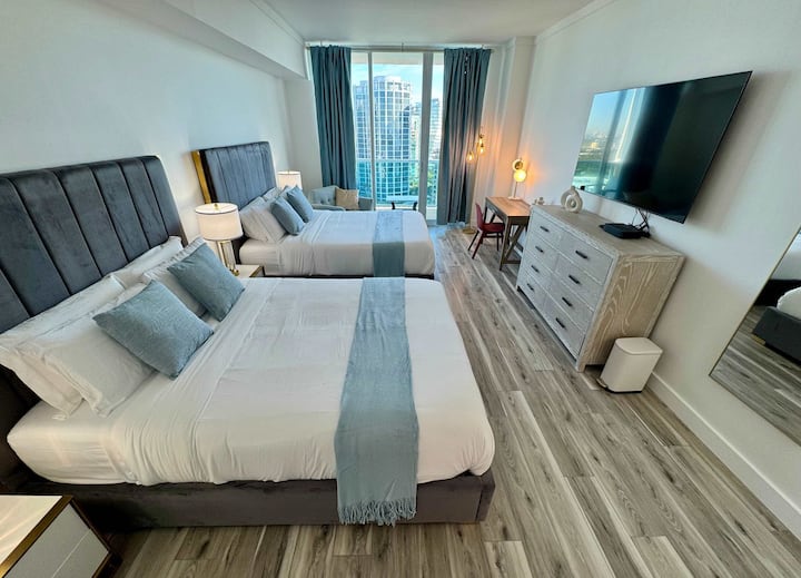 2 Camas Condominio - Espectaculares Vistas Al Mar Y Al Mar! - Miami, FL