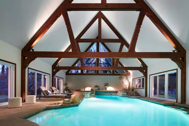 Le Manoir | Indoor Pool | Tremblant Living - Mont-Tremblant