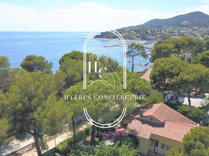 Les Grillons-pieds Dans L'eau-beau Rivage - Carqueiranne