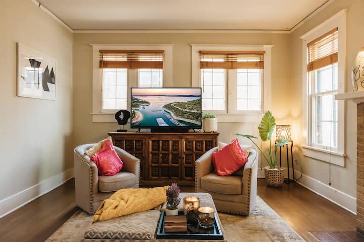 Warm&cozyuthistoricvictoriangem|freeparking - Brentwood - Austin