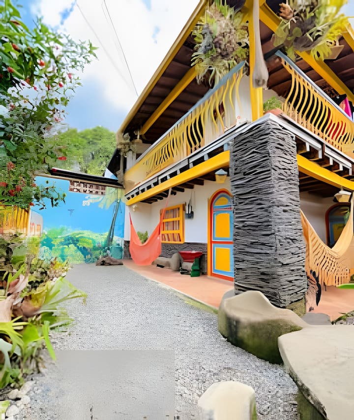 Casa Para Grupos En Jardín –Naturaleza Y Comodidad - Jardín