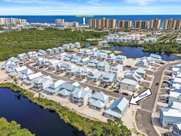 Tranquil Tides Family/groups-pool/lake/beach - オレンジ・ビーチ, AL