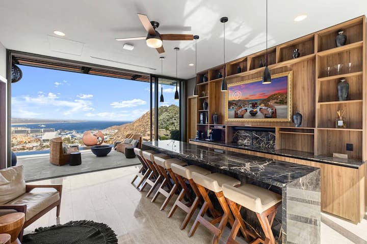 Brand-new Villa W/ Full Staff, 2 Pools, Walk To Dt - Cabo San Lucas