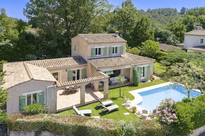 Villa Oleander - A Pied Du Village De Valbonne - Valbonne