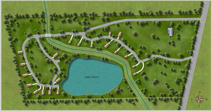 Lake Noire Resort Sleeps 34 - Indian Creek Lake, TX