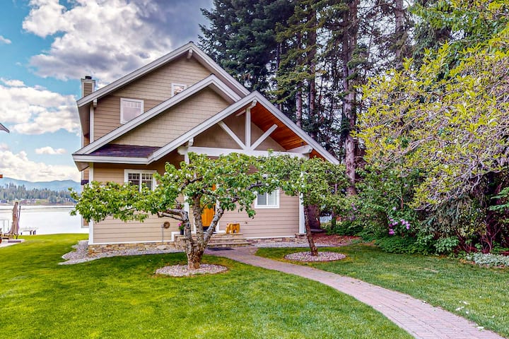 3br With Studio, Lakefront Home With Dock Access - Hope, ID