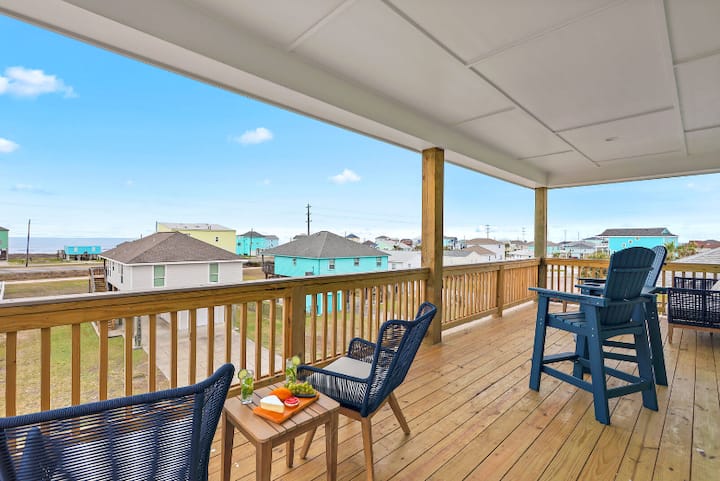 Ocean View! New Construction 2024! Pet Friendly! - Galveston, TX