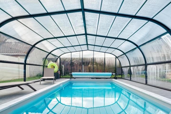 Villa à Ranville Avec Piscine Privée - Lion-sur-Mer