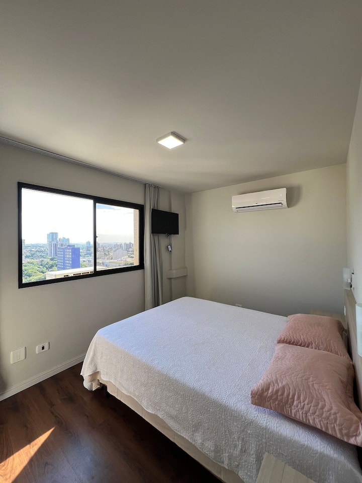 Flat No Hotel Golden Ingá Belíssimo 1903gi - Maringá