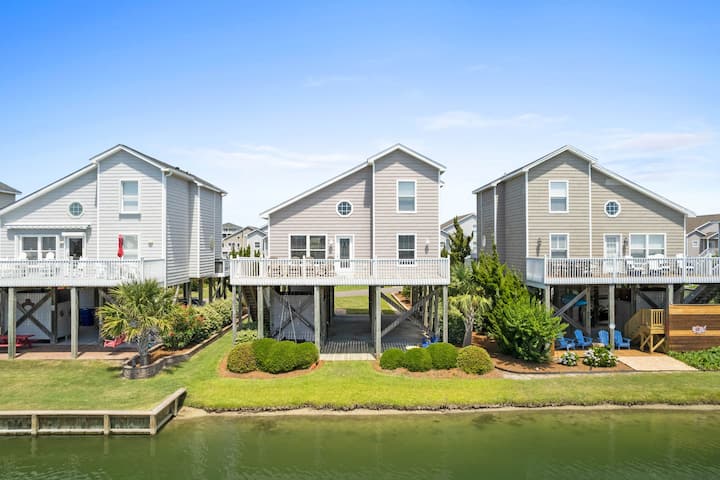4 Bd 3 Ba Cottage With Water View, Community Pool - Ocean Isle Beach, NC