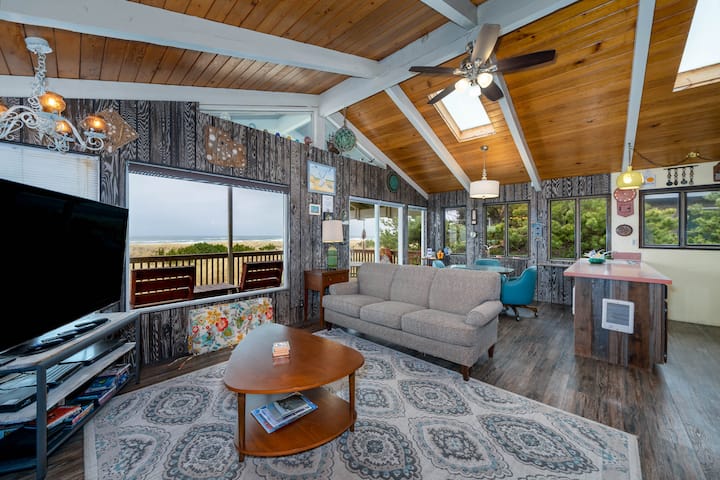 Beachfront-oceanview-dogs Ok-beach Deck-la Playa - Manzanita, OR