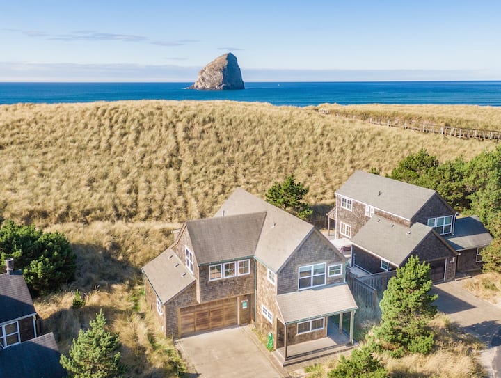 Dogs Ok-immediate Beach Access-deck-bbq-the Break - Pacific City, OR