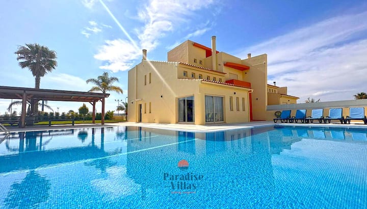 Stunning Villa With Heated Pool, Garden, Bbq - Almancil