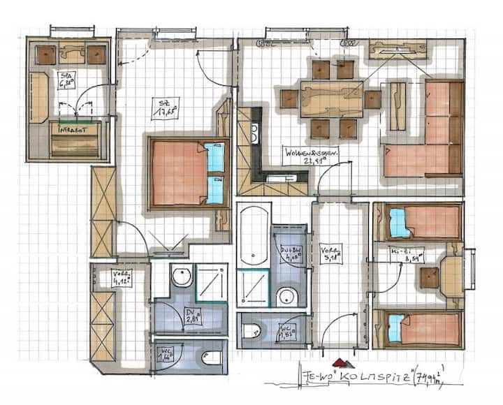 Allesbauer Holiday Apartment Kolmspitz - Austria