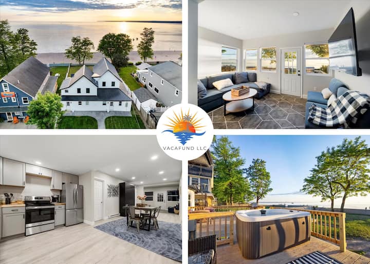Parks Slice Heaven | 2br Waterfront| With Hot Tub - Verona Beach State Park, Verona Beach