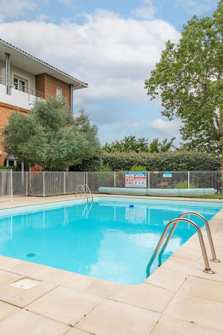 Double Bed Studio Near The Airbus Aerospace Sites - Pibrac