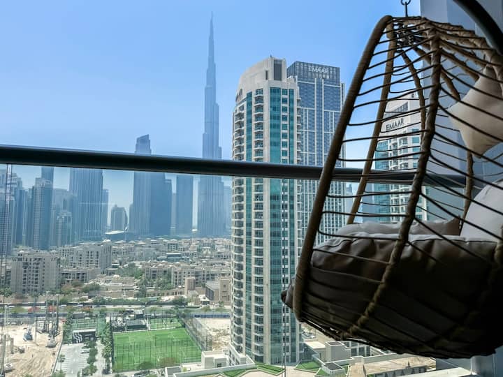 High Floor Burj Khalifa View 1br - Business Bay - Dubái