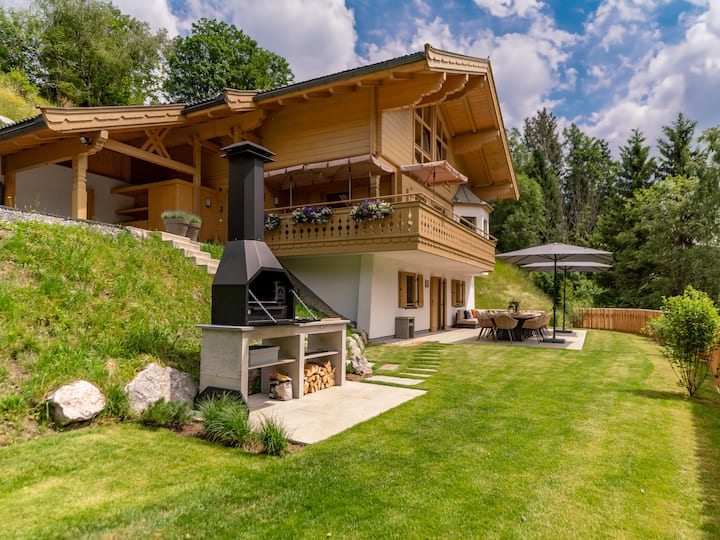 Chalet Avec Vue Imprenable Et Grande Terrasse - Viehhofen