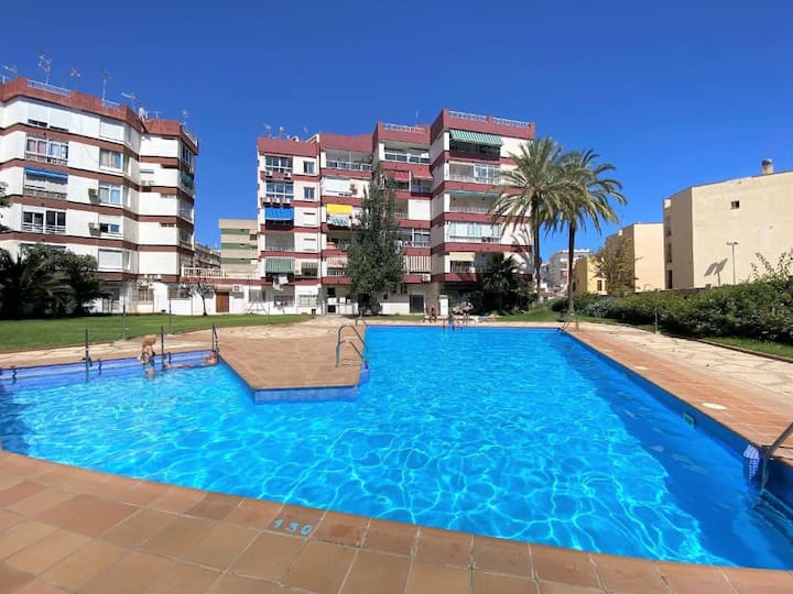 Shr056 Estudio Con Piscina Y Cerca De La Playa - Nerja
