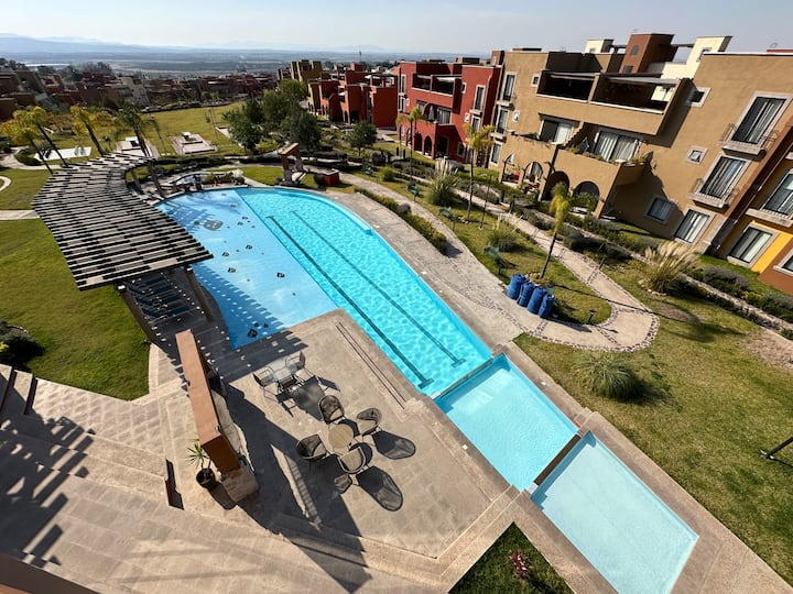 Apt With Pool, Jacuzzi, Spa And Paddle Tennis - San Miguel de Allende