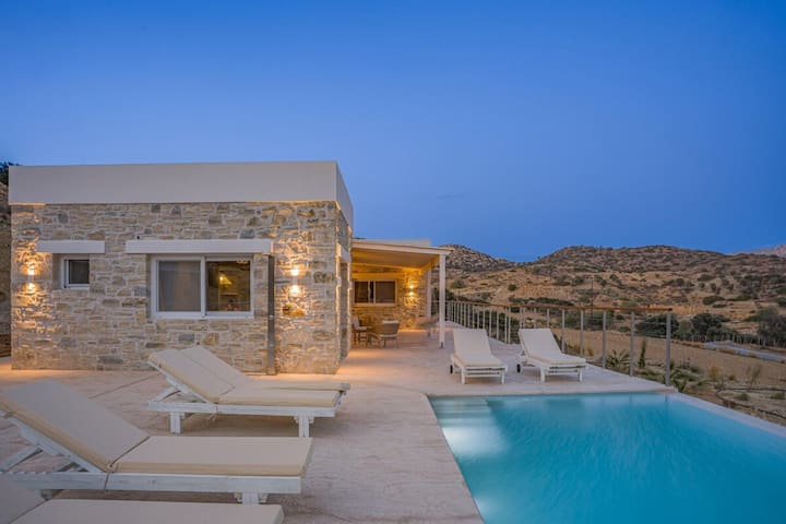 Villa Nala With Pool By Matala - Pitsidia