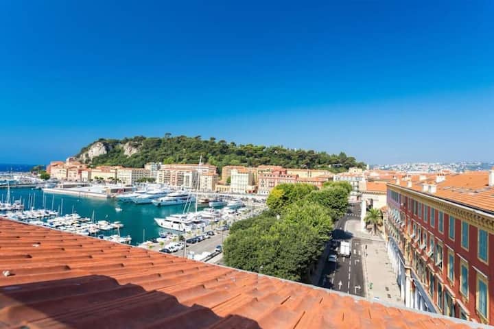 Port 3 - Spacieux Et Centrale Sur Le Port Avec - Nizza