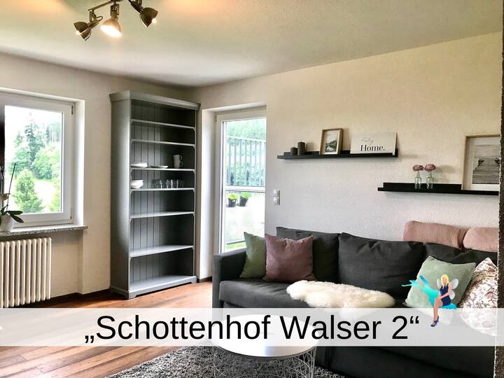 Ferienwohnung Schottenhof Walser 2 - Grüne Oase - Achberg
