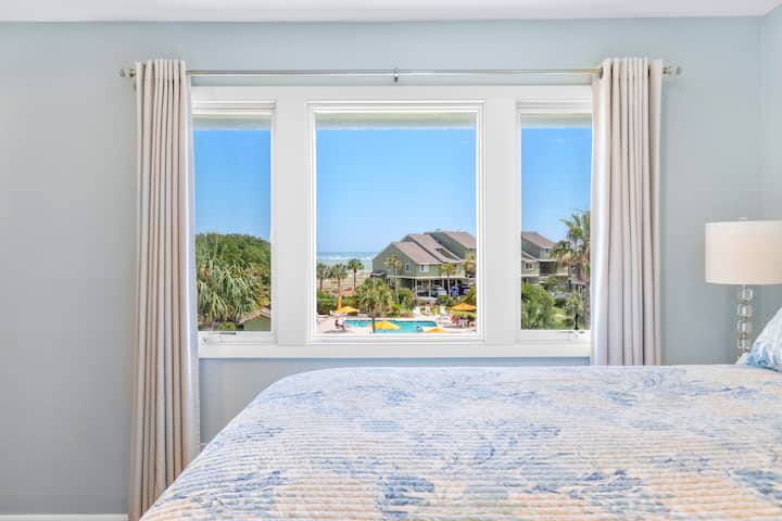 Mariner's Walk 5f - Ocean View Condo! Pool! - Isle of Palms, SC