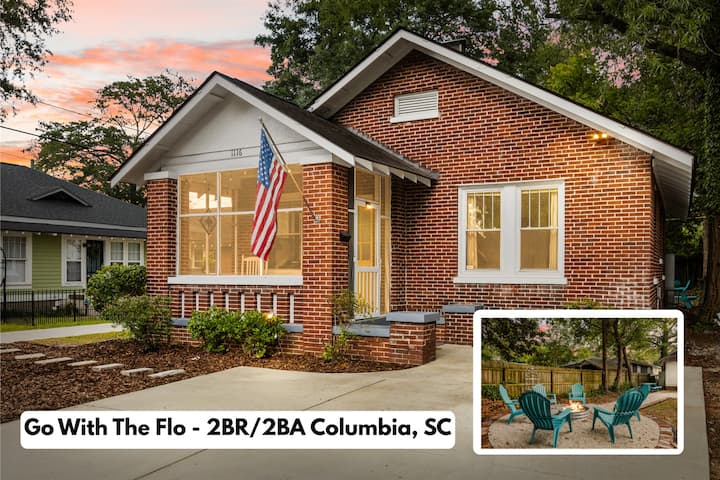 Go With The Flo | 2br/2ba Near Usc & Stadium - Columbia, SC