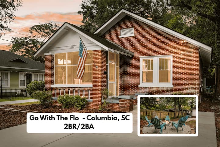Go With The Flo | 2br/2ba Near Usc & Stadium - Columbia, SC