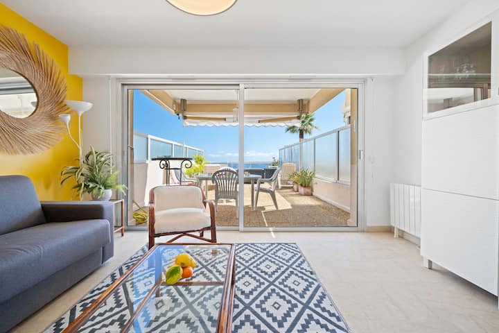 Le Neptune - Vue Mer - Grande Terrasse - Parking - Menton