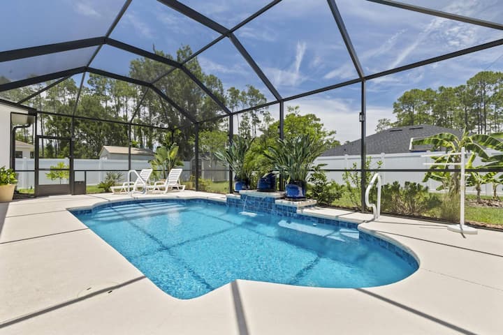 Salty Reef Pool Home | Close To Golf & Beaches - Palm Coast, FL