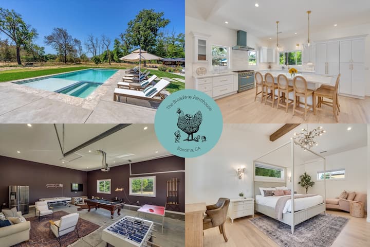 Private Villa On 4.3 Acre Estate Pool + Hot Tub + - ソノマ, CA