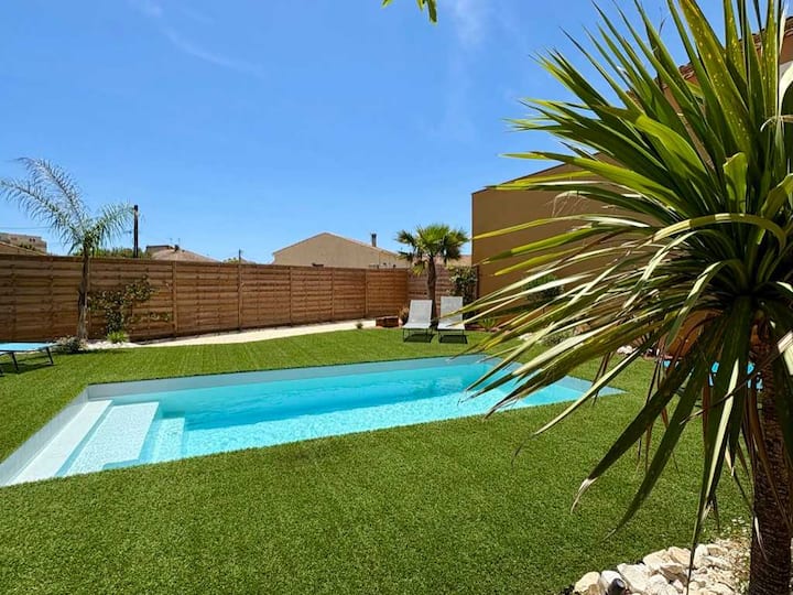 Superbe Villa Avec Piscine - Valras-Plage
